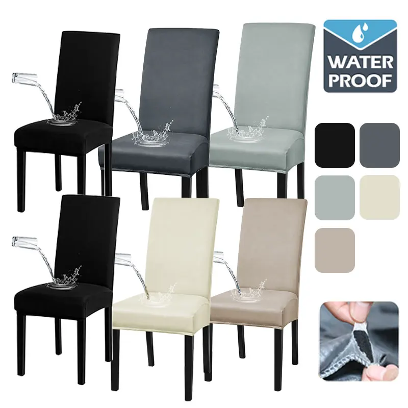 Real-Waterproof-Fabric-Chair-Cover-Stretch-Spandex-Elastic-Soft-Chair ...