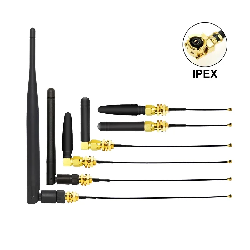 2Pcs-2-4Ghz-Antenna-With-10cm-IPEX-Pigtail-SMA-High-Gain-2-4G-WiFi ...