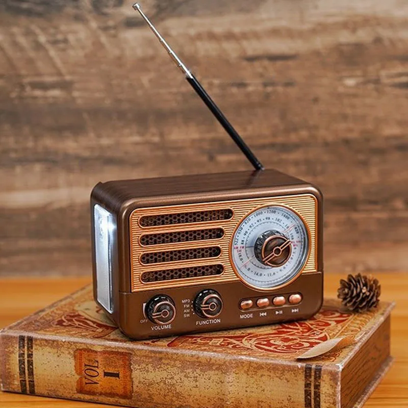 Mini-Radio-Retro-port-til-receptor-de-Radio-FM-AM-SW-Altavoz-Bluetooth ...