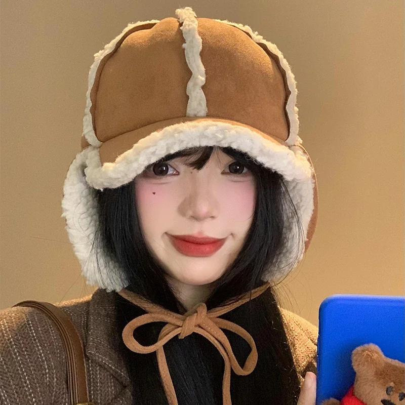 Suede-Ear-Protectors-Flying-Caps-for-Men-and-Women-Winter-Outdoor ...