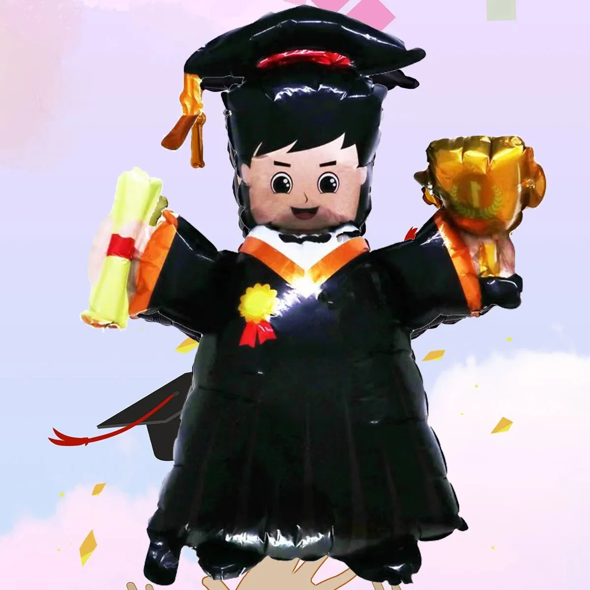 Boy-And-Girl-Graduated-Female-Doctor-Balloons-Big-Congrats-Graduation ...