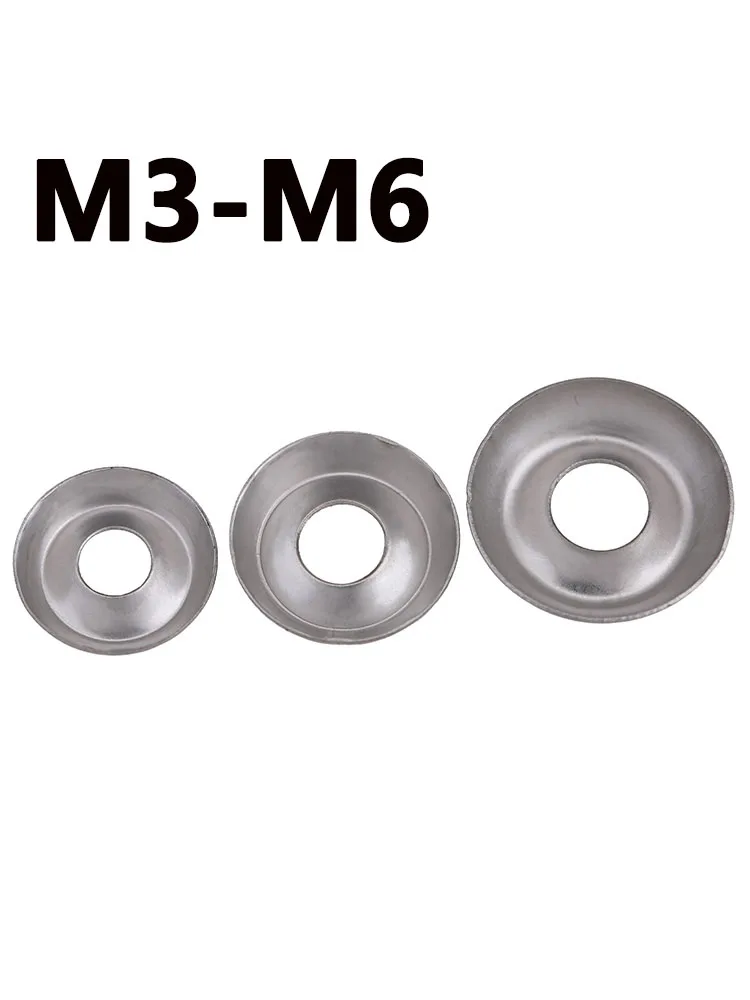 304-Stainless-Steel-Fisheye-Gasket-Metal-Screw-Concave-convex-Washer ...