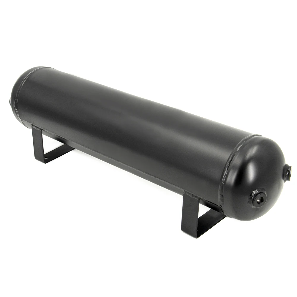 Universal 3/4/5 Gallon Black Aluminum Air Tank with 1/4 NPT Holes ...
