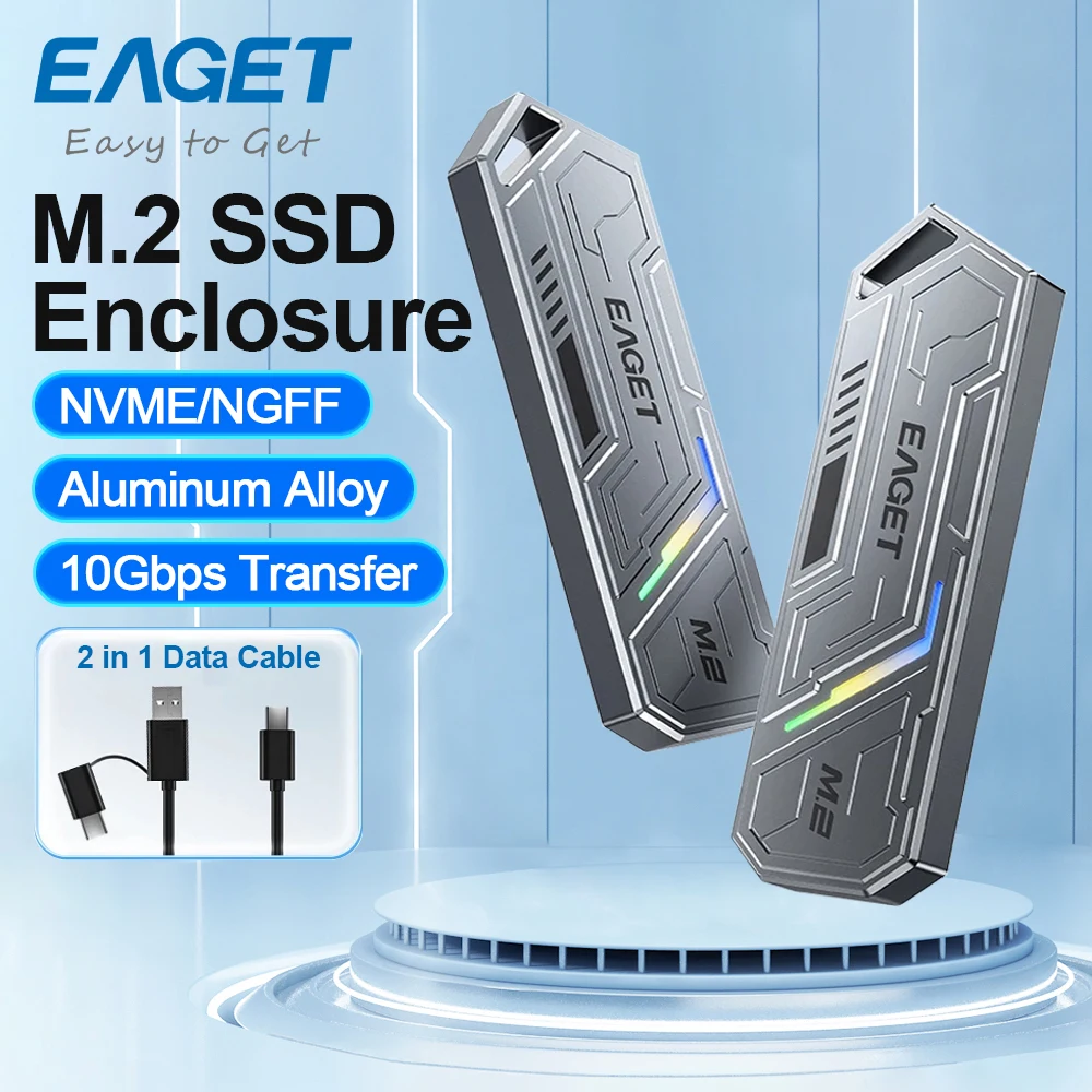 EAGET-10Gbps-M-2-NVME-SATA-SSD-Enclosure-Tool-Free-External-Adapter-USB ...