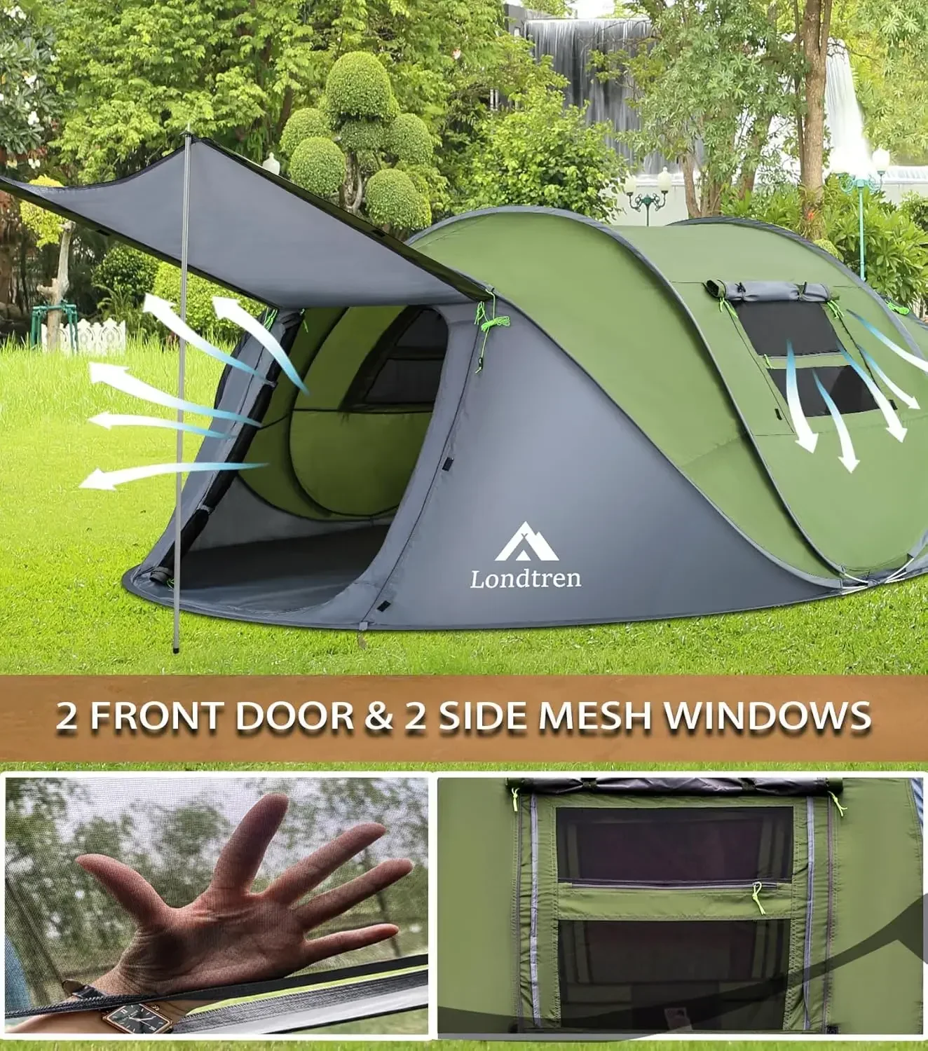 4 Person Easy Pop Up Tent – The Outdoor Hut