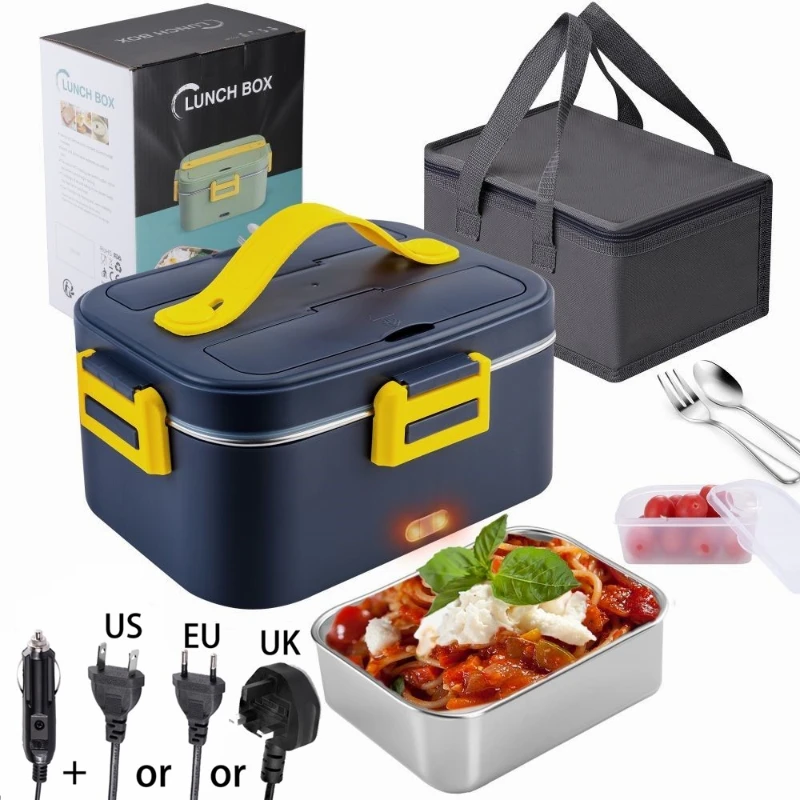 Portable-Leakproof-Heated-Lunch-Box-Food-Heater-Car-Truck-Office-with ...