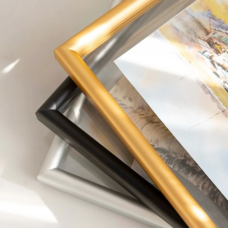 18K-Gold-Color-Metal-Poster-Frame-Classic-Aluminum-Diamond-Painting ...