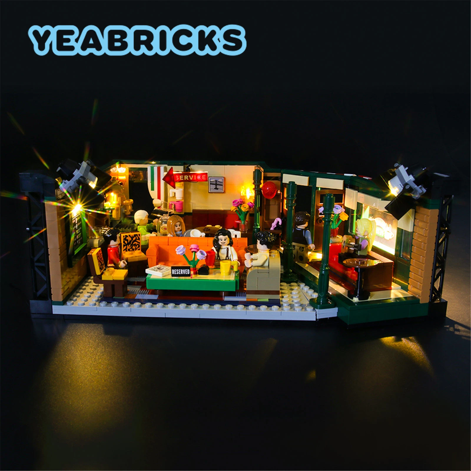 YEABRICKS-LED-Light-Kit-for-21319-Central-Perk-Building-Blocks-Set-NOT ...