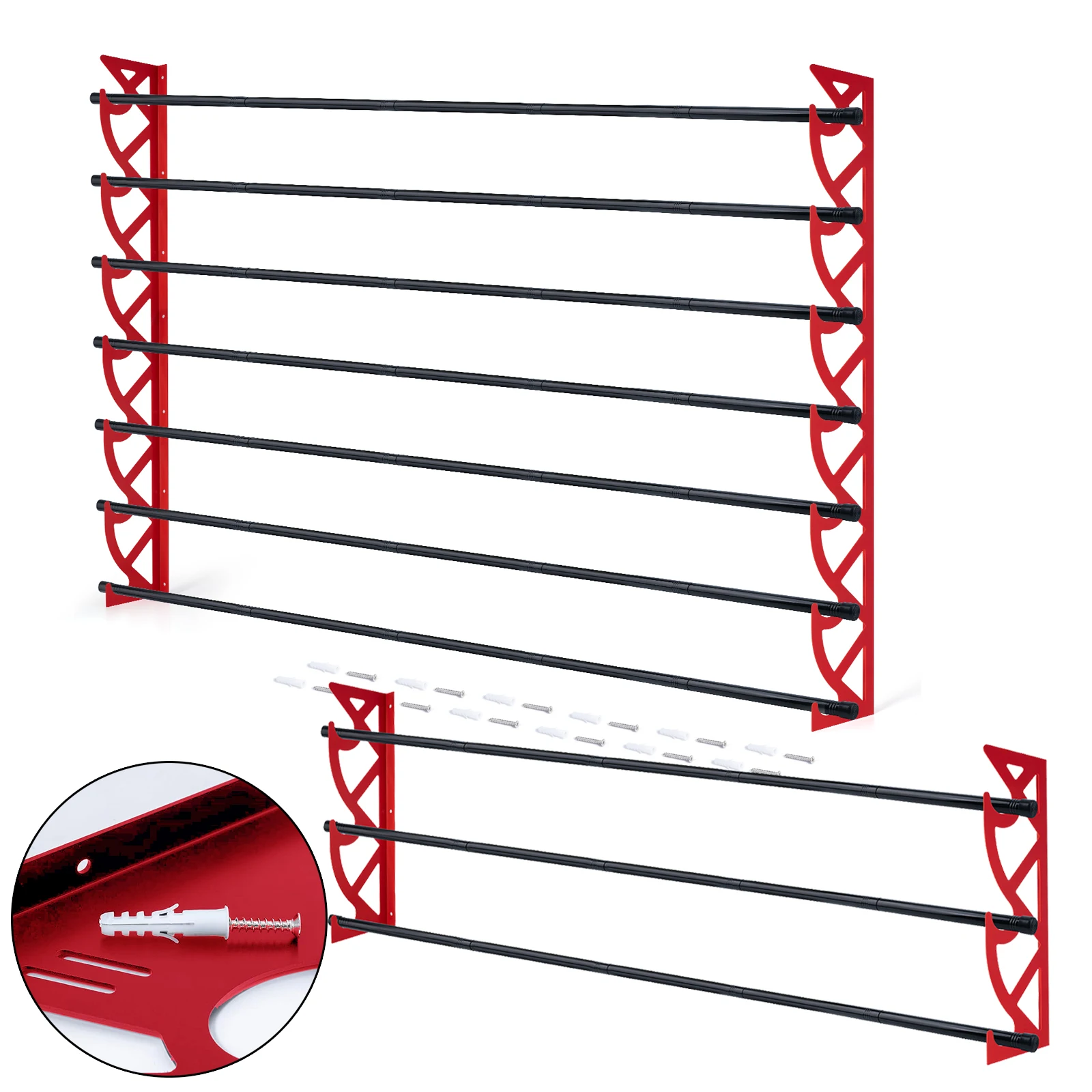 FOSHIO Vinyl Film Roller Storage Rack With Mounting Hardware Car ...