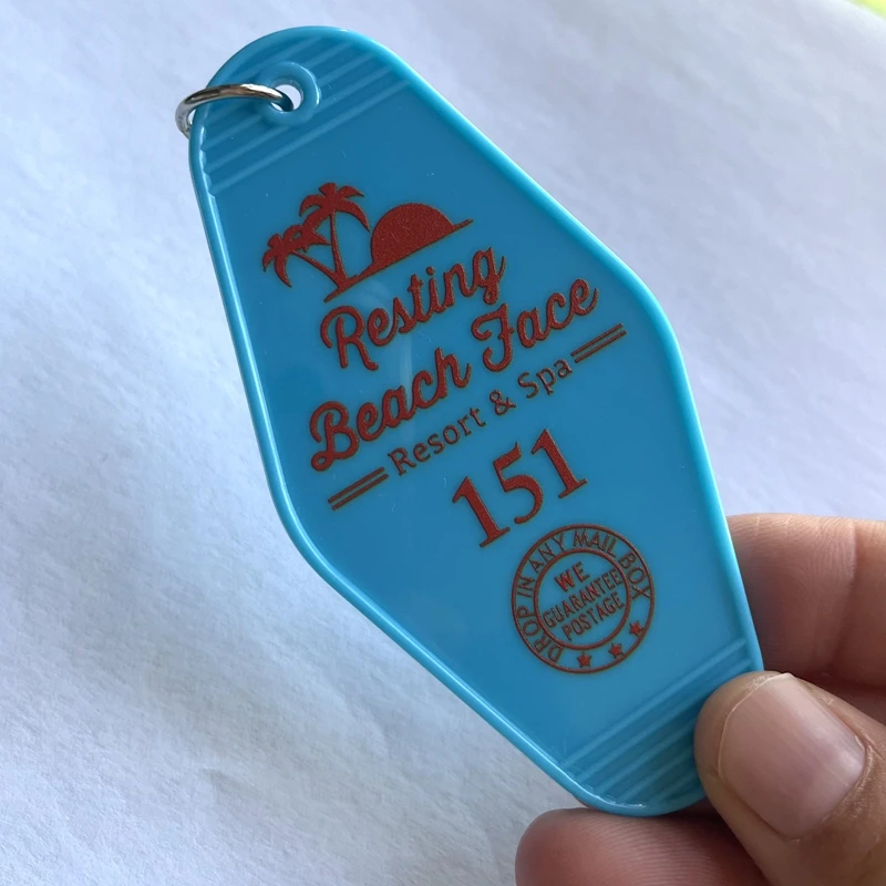 Resting-Beach-Face-Motel-Resort-Spa-HOTEL-KeyChain-Keyring-Tag-Key ...