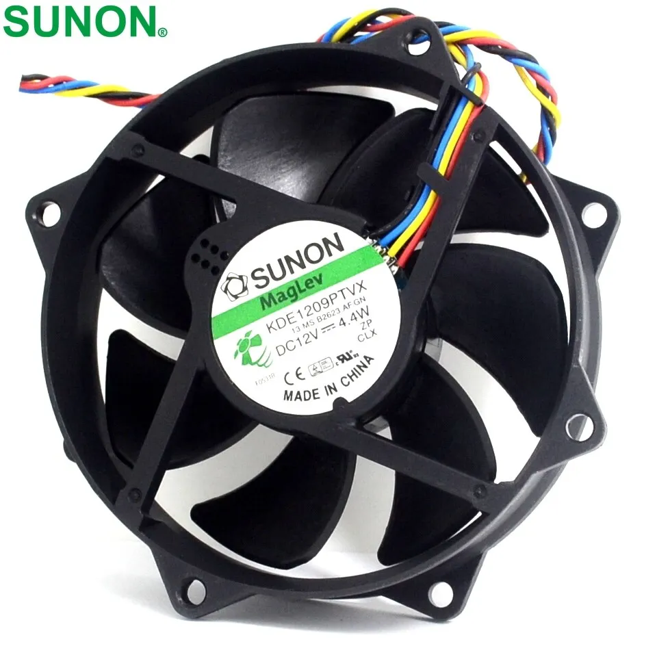 1pcs-Maglev-Round-CPU-Case-Cooling-Fan-KDE1209PTVX-4-4W-4-Pin-DC-12V ...