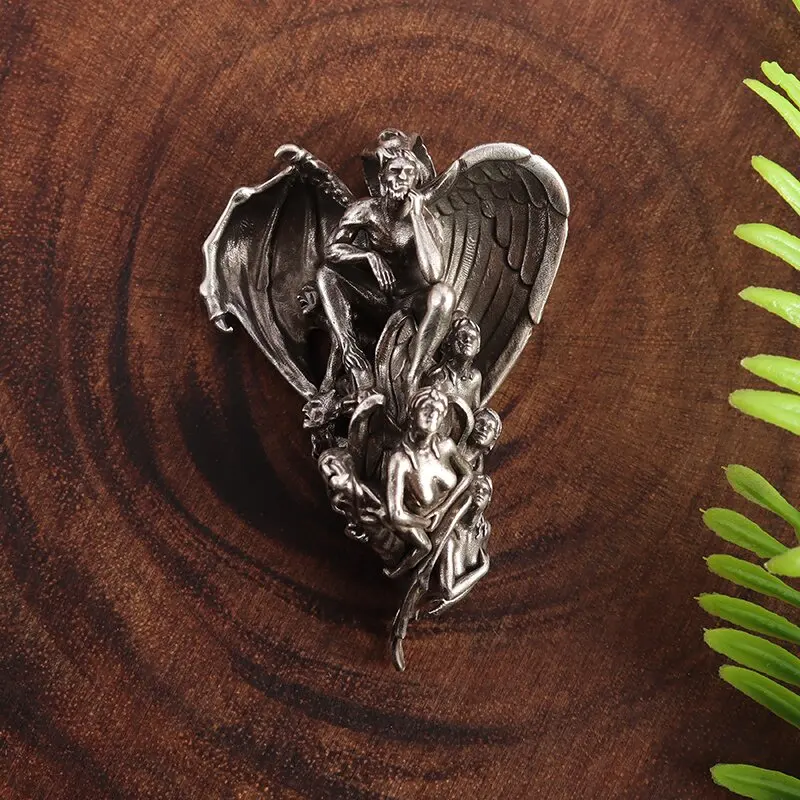 Devil-and-Angel-Pendant-Son-of-God-Gabriel-Necklace-Men-and-Women-Trend ...