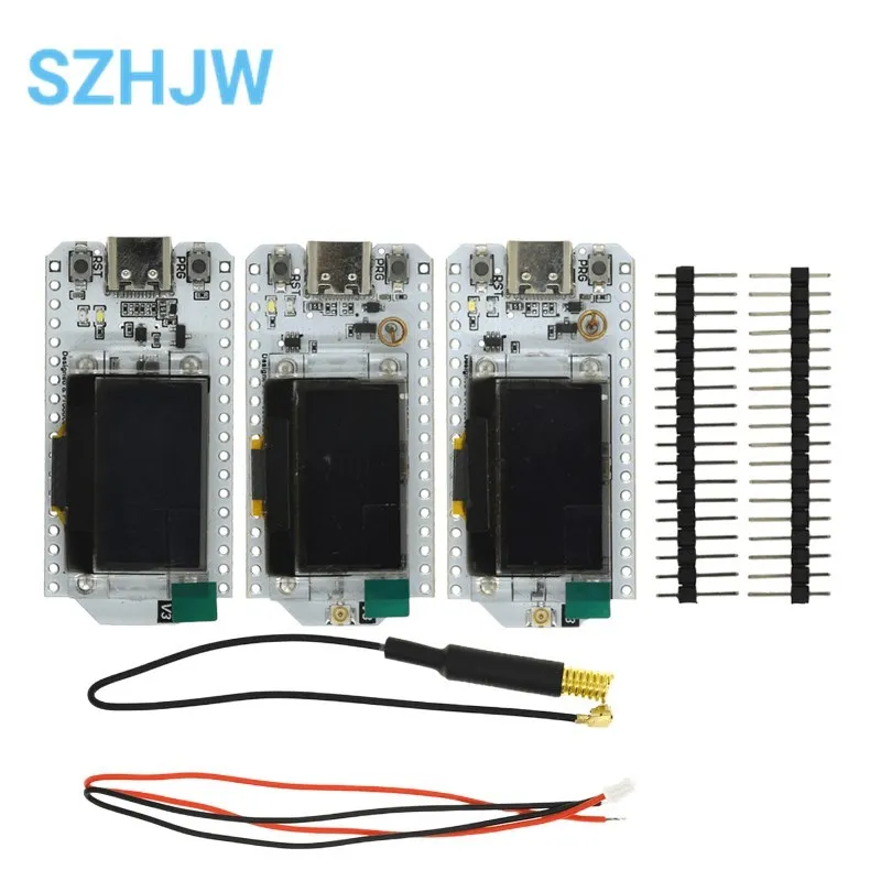SX1278-SX1262-LoRa-ESP32-0-96-polegadas-Azul-OLED-Display-WIFI-compat ...