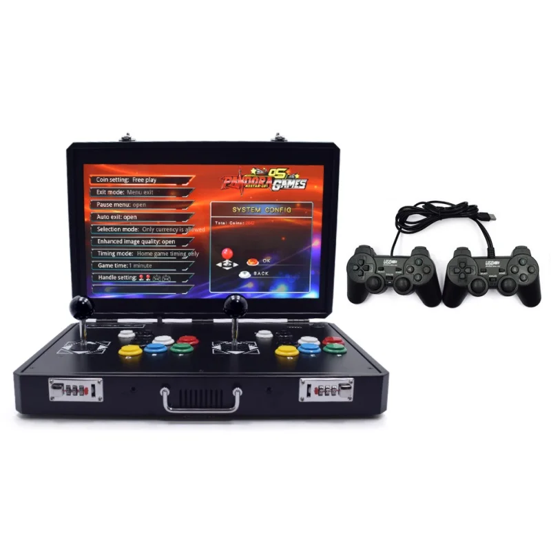 18.5 Inch Lcd Pandora Os 6067 Arcade Console With Gift Gamepad Double ...