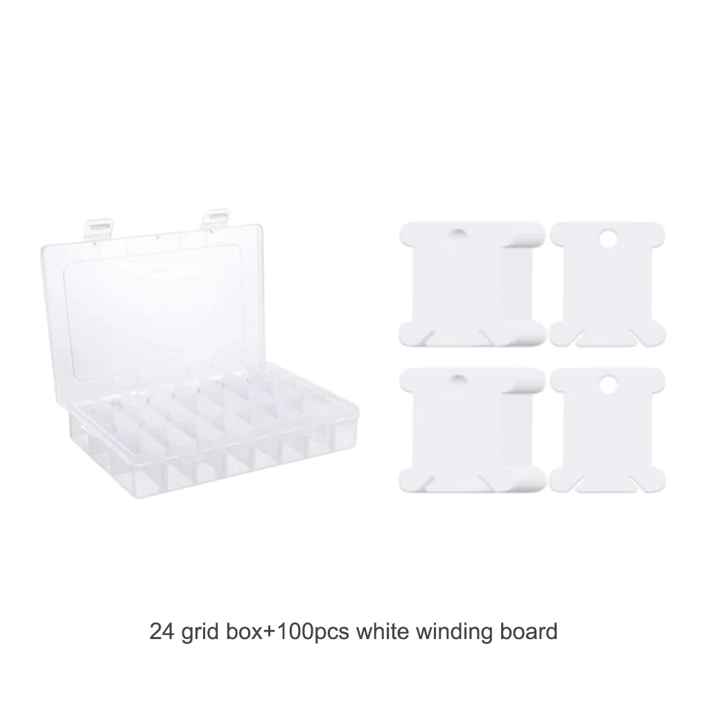 ABS-DIY-Fashion-Stitch-Embroidery-Tool-Bobbins-And-Winding-Board-For ...