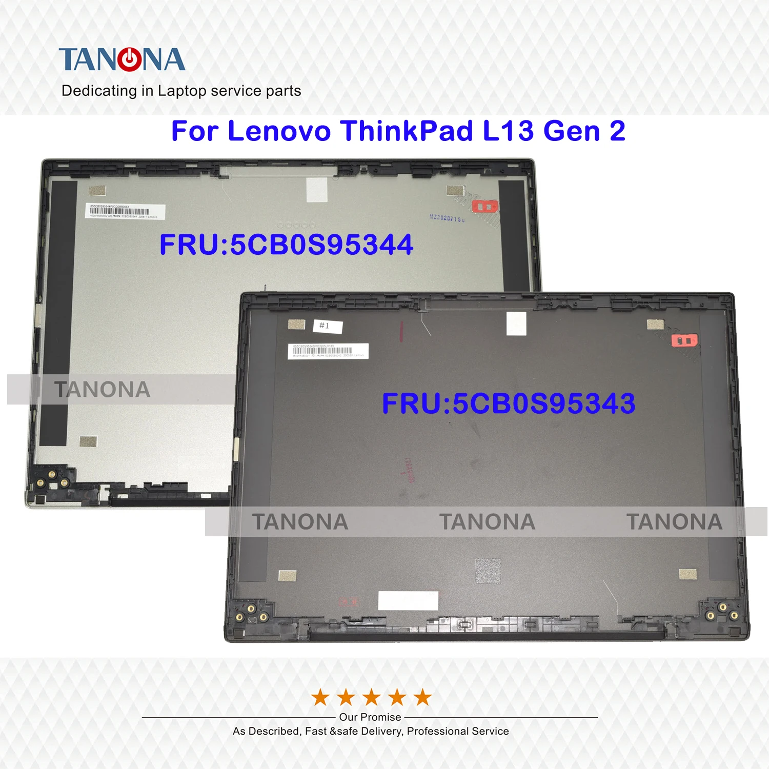 Orig-New-5CB0S95343-Blk-5CB0S95344-Silver-for-Lenovo-ThinkPad-L13-Gen-1 ...