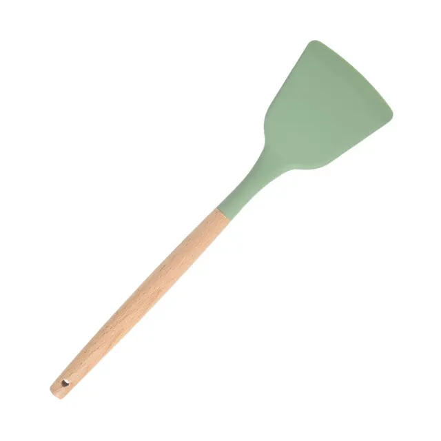 1Pcs Silicone Kitchenware Non-stick Cooking Utensils Cookware Spatula ...