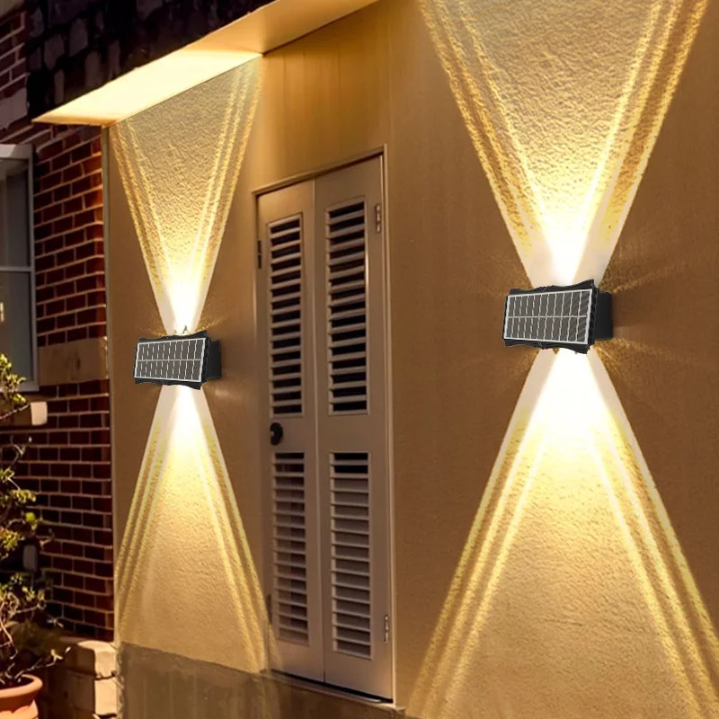 Solar-Wall-Lamp-Outdoor-Solar-Lights-Waterproof-Up-And-Down-Luminous ...