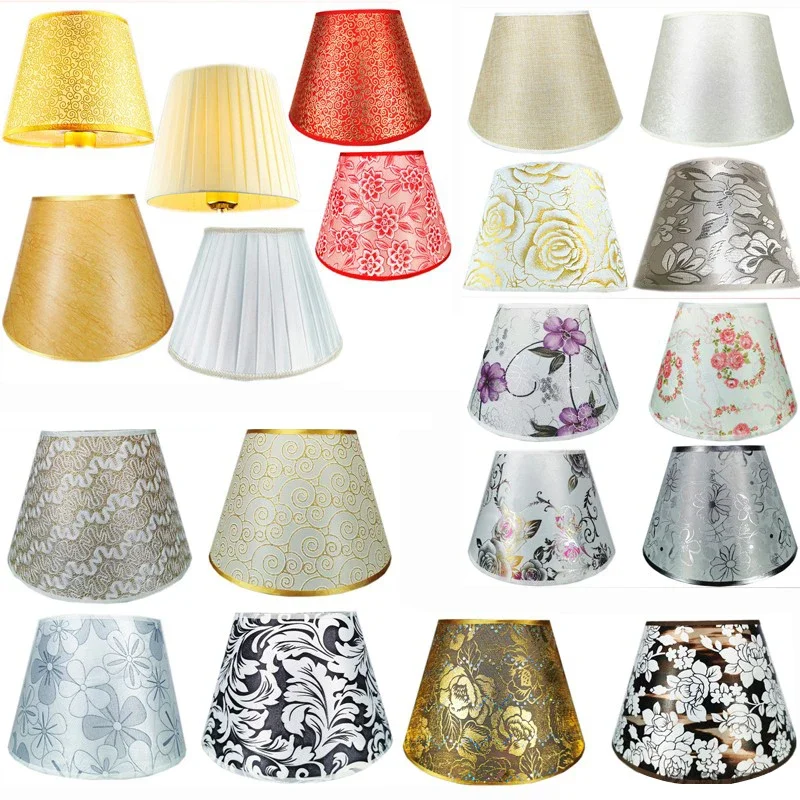 European Retro Style Table Lampshades PVC Sheepskin Fabric Floor Lamp ...