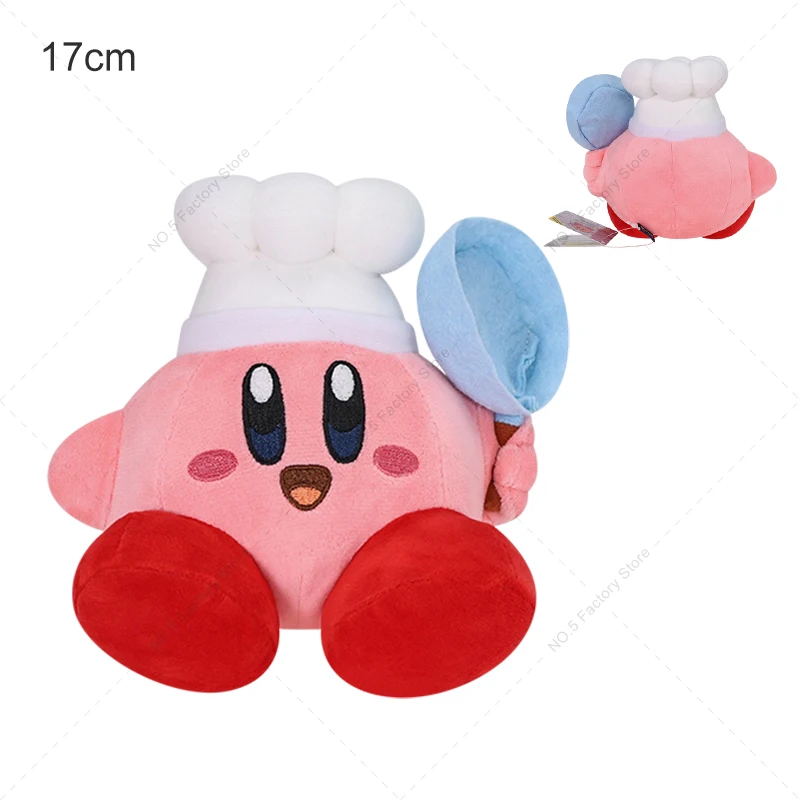 Lindo juguete de peluche multicolor Kirby Kawaii Anime Star Kirby Sword ...