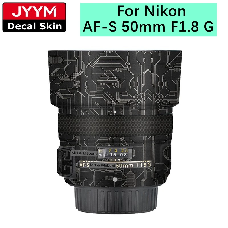 Customized Sticker For Nikon AF-S 50mm F1.8 G Decal Skin Camera Lens ...
