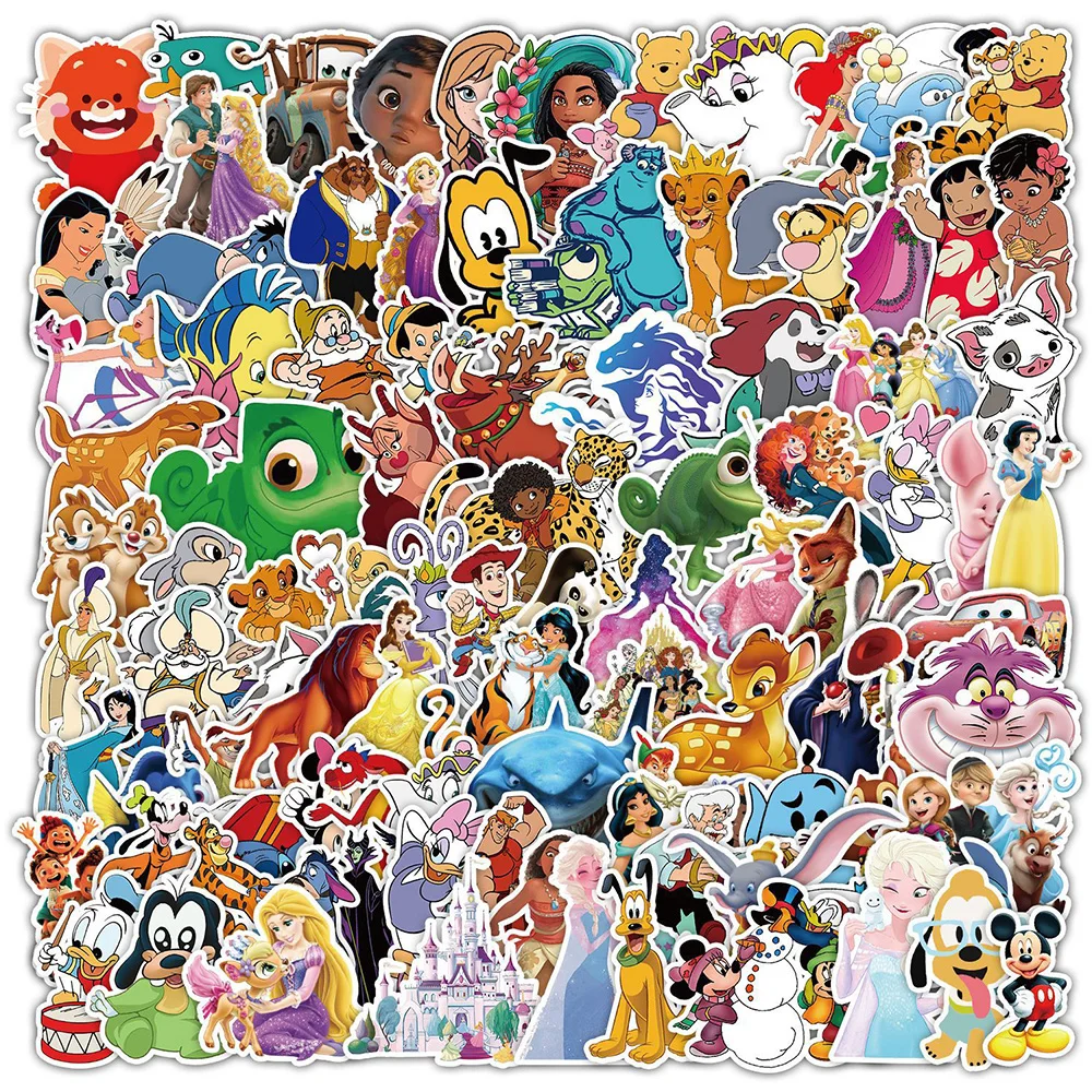 10-30-50-100pcs-Mixed-Disney-Anime-Stickers-Mickey-Stitch-Cartoon ...