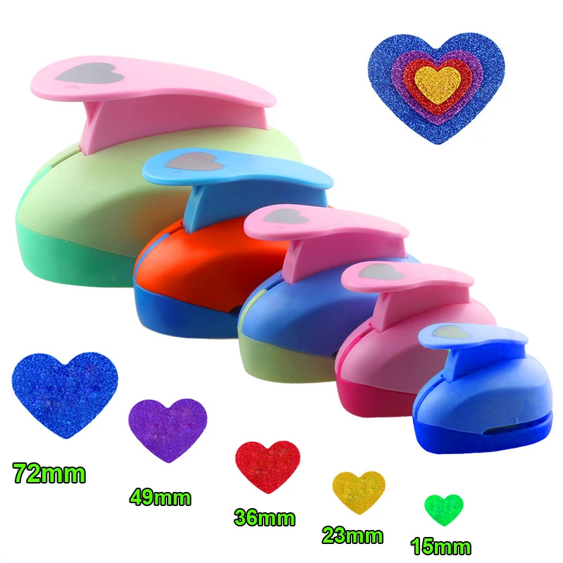 Heart Star Shape Eva Foam Punch Paper Punch For Greeting Card Handmade ...