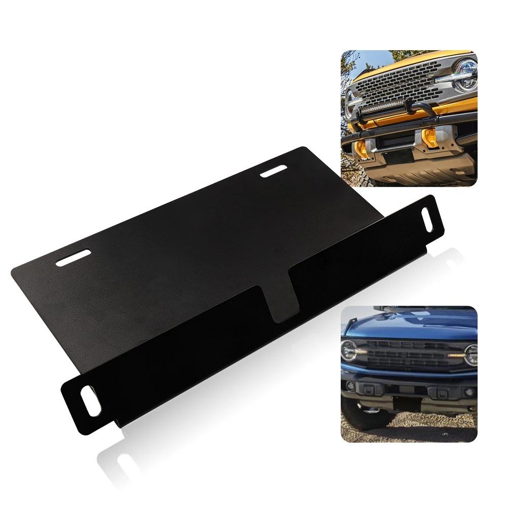 Front-Bumper-License-Plate-Holder-Bracket-License-Frame-Mount-Car ...