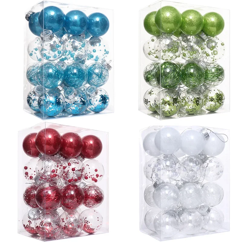 Bola-De-Pl-stico-Transparente-para-Decora-o-De-rvore-De-Natal-Pendurado ...