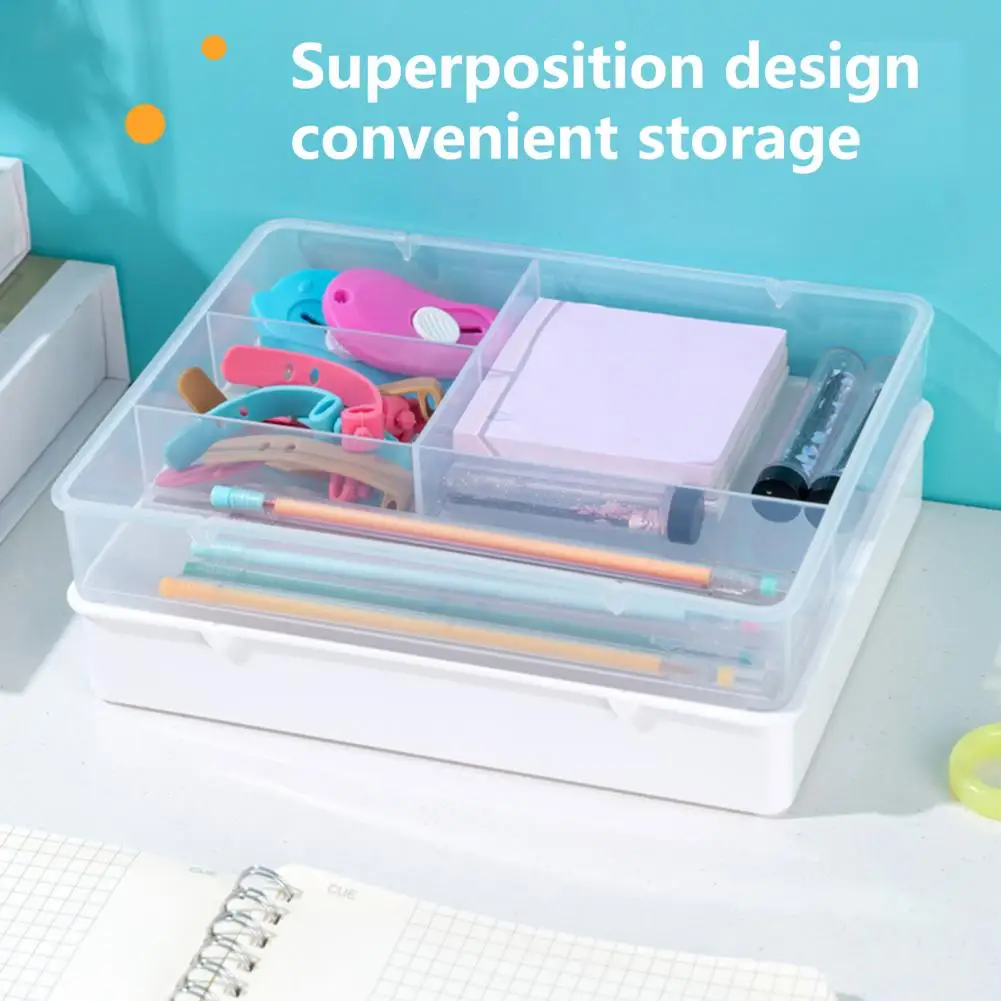 Excellent-Storage-Container-Easy-to-Take-Space-saving-Stackable-Desk ...