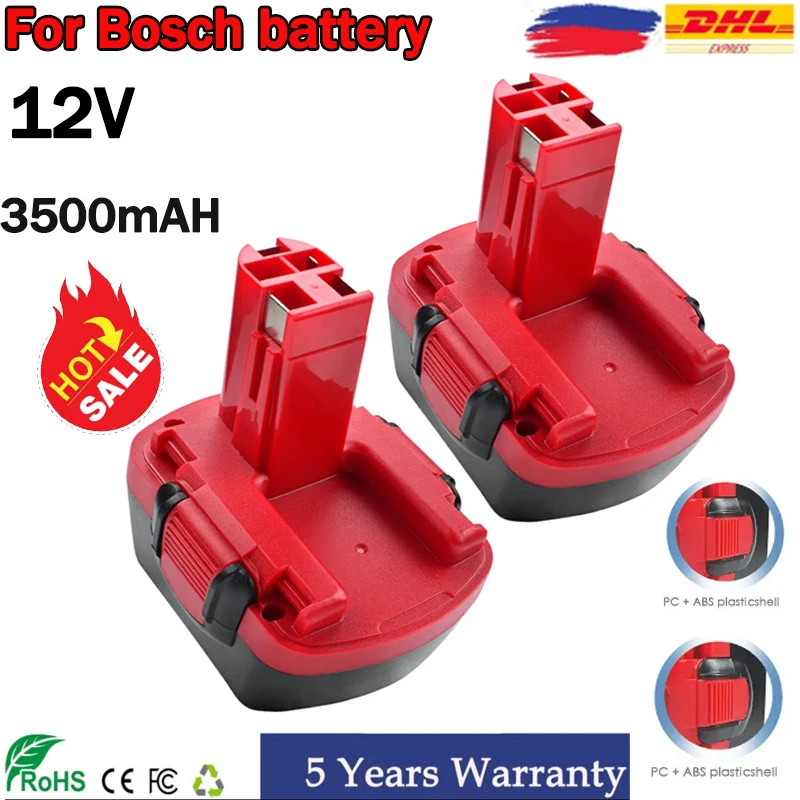 12v-For-Bosch-battery-3500mAh-BAT043-replace-Bosch-Drill-PSR-12-GSR-GSB ...