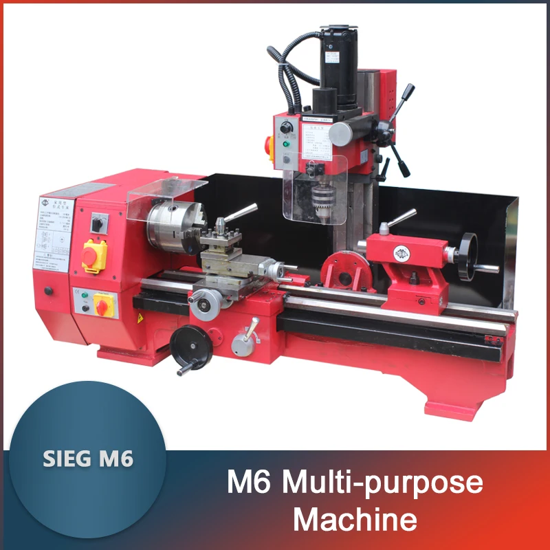 마이크로 다목적 기계/SIEG M6 절단 및 드릴링 및 밀링 선반| | - AliExpress