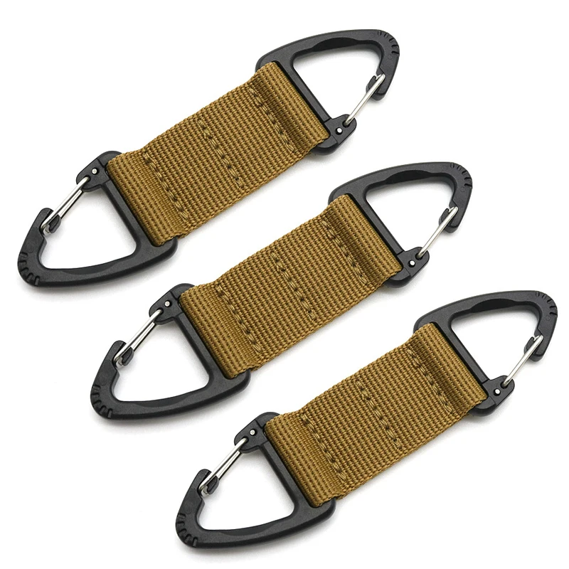 Outdoor-Tactical-Nylon-Key-Hook-MOLLE-Webbing-Backpack-Buckle-Double ...