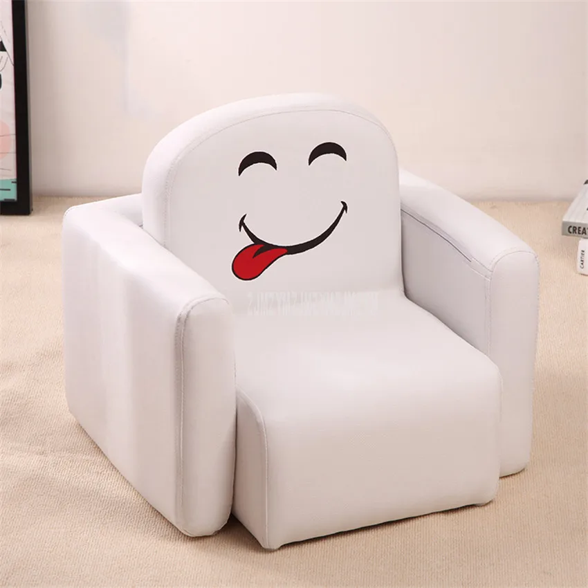 Cute Baby Kids Lazy Sofa Sponge Filler Solid Wood Frame Soft Seat Chair ...