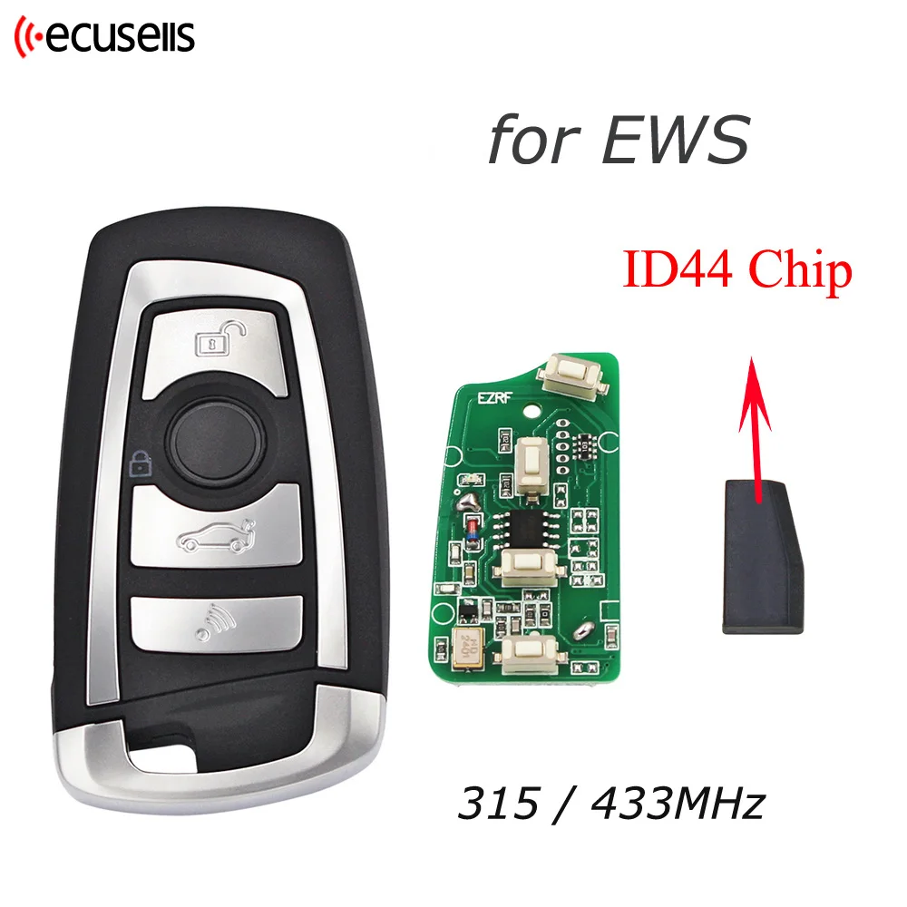 Ews System Modified Flip Remote Key Fob 4 Button 315mhz/433mhz 7935 ...