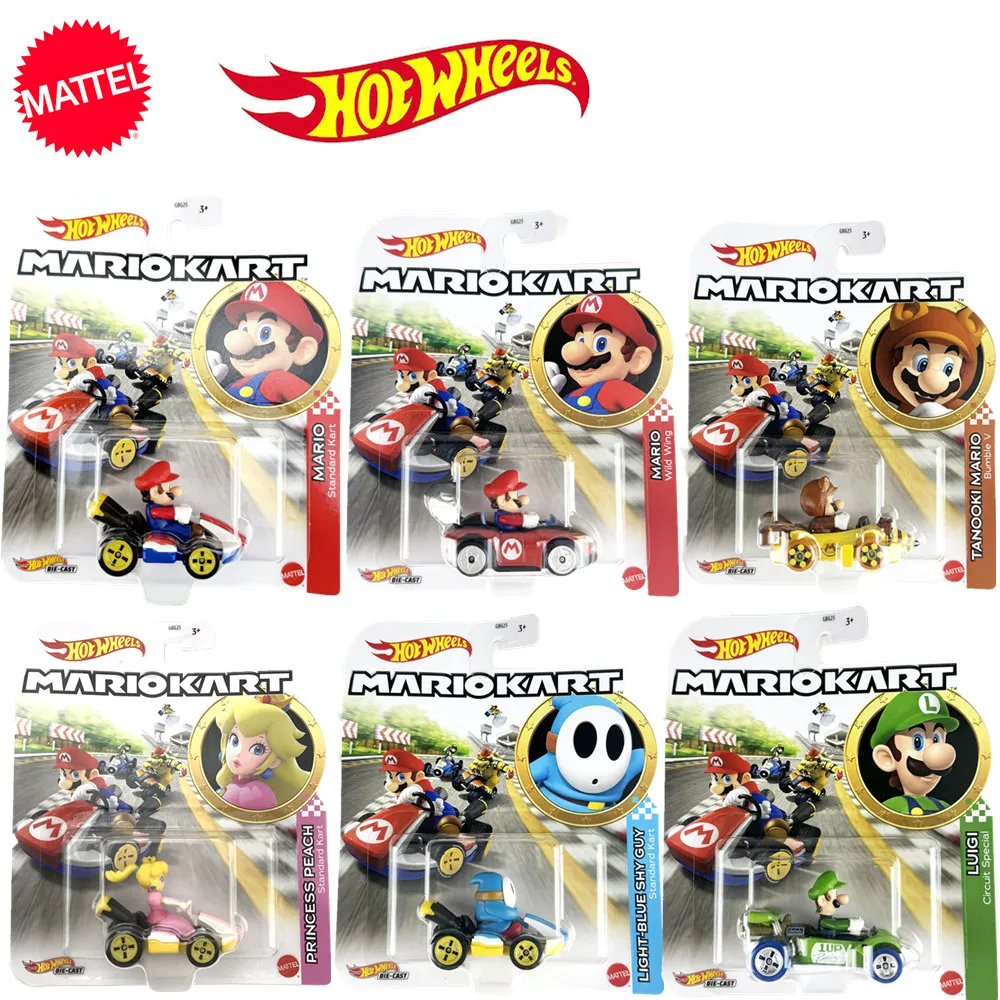 Mattel-Hot-Wheels-GBG25-Super-Mario-Bros-Movie-Mariokart-Car-1-64 ...