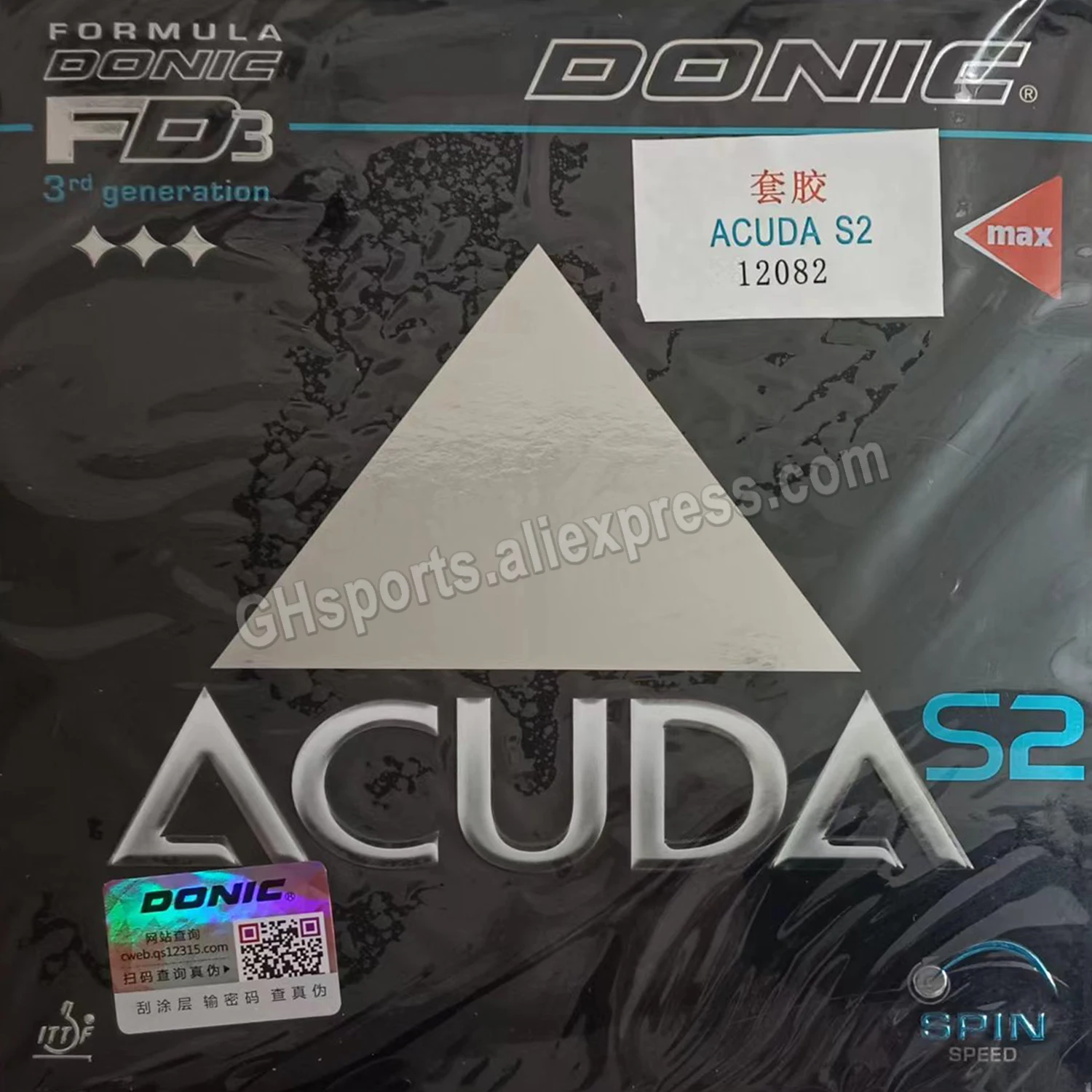 Donic-ACUDA-S2-Pips-inTable-Tennis-Rubber-Ping-Pong-Pimples-in-With ...