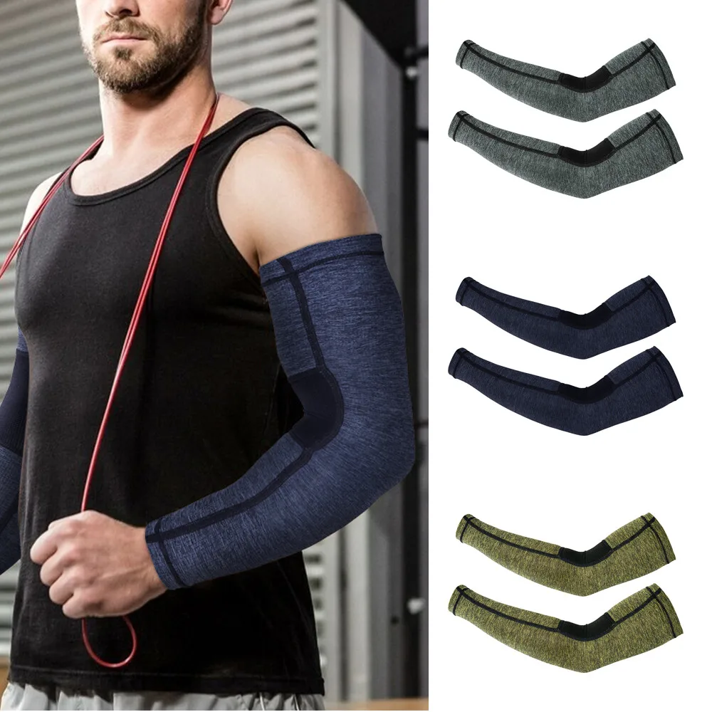 1 Pair Cooling Arm Sleeves Cover UV Sun Protection For Men Women ...