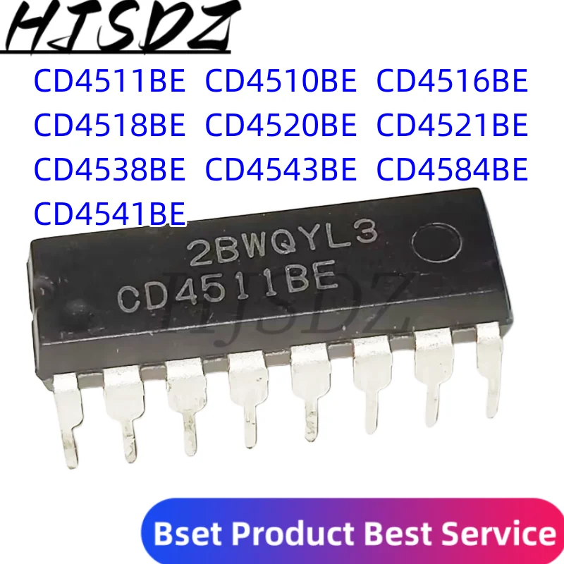 10-unidades-CD4511BE-CD4511-DIP-16-CD4510BE-CD4516BE-CD4518BE-CD4520BE-CD4521BE-CD4538BE ...