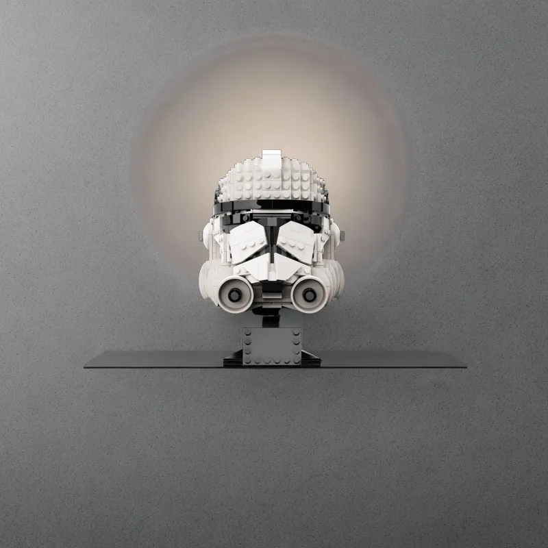 877PCS Moc building blocks Clone Trooper Helmet Collection - Create A ...