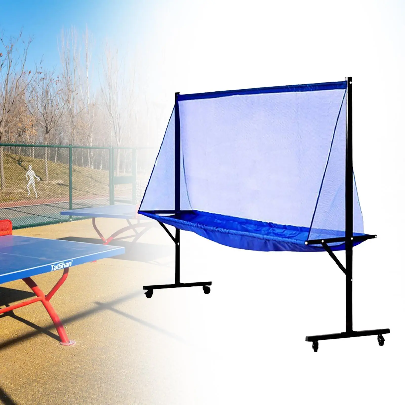 Movable Table Tennis Ball Net Large Ball Collecting Net Portable ...