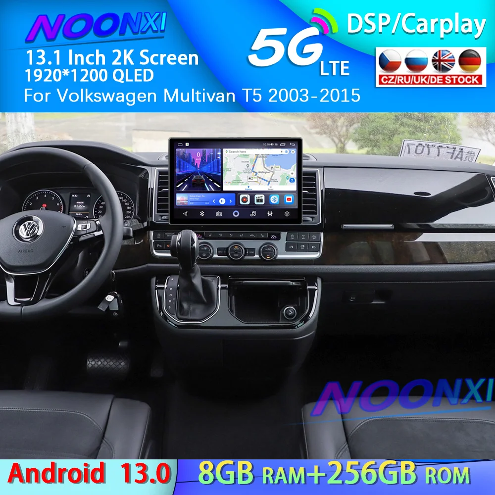 13-1-Android-13-0-Car-Radio-For-Volkswagen-Multivan-T5-2003-2015 ...