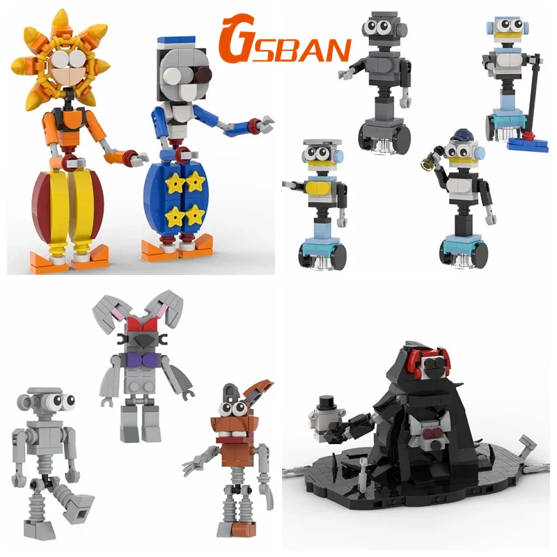 GSBAN Game Cute Bears STAFF Bots Blob Security Sun Moon MOC Model ...