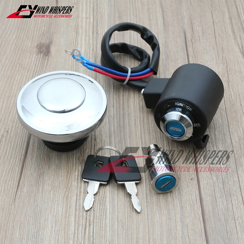 Motorcycle-Ignition-Switch-Keys-With-3-Cables-For-HARLEY-Sportster-883 ...