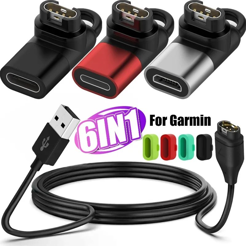 For-Garmin-Watch-Adapter-Converter-Type-C-Micro-USB-IOS-Charge ...