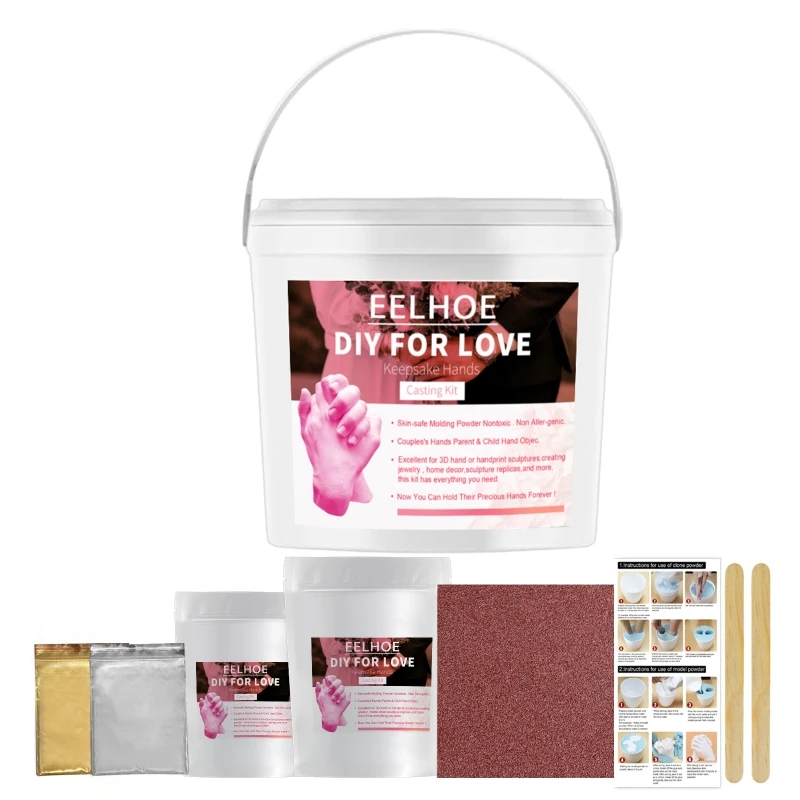 3D-Handmade-Hand-Mold-Casting-Clone-Powder-Kit-DIY-Couples-Hand-Holding ...