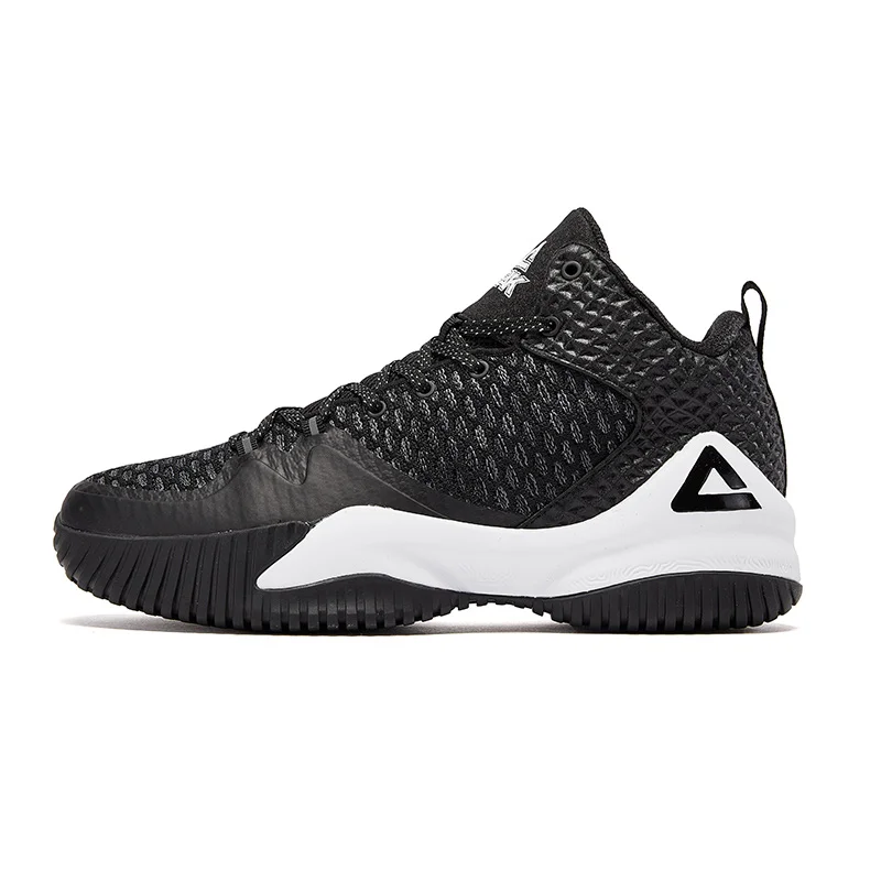 PEAK High Top Mens Basketball Shoes Streetball Master Breathable ...