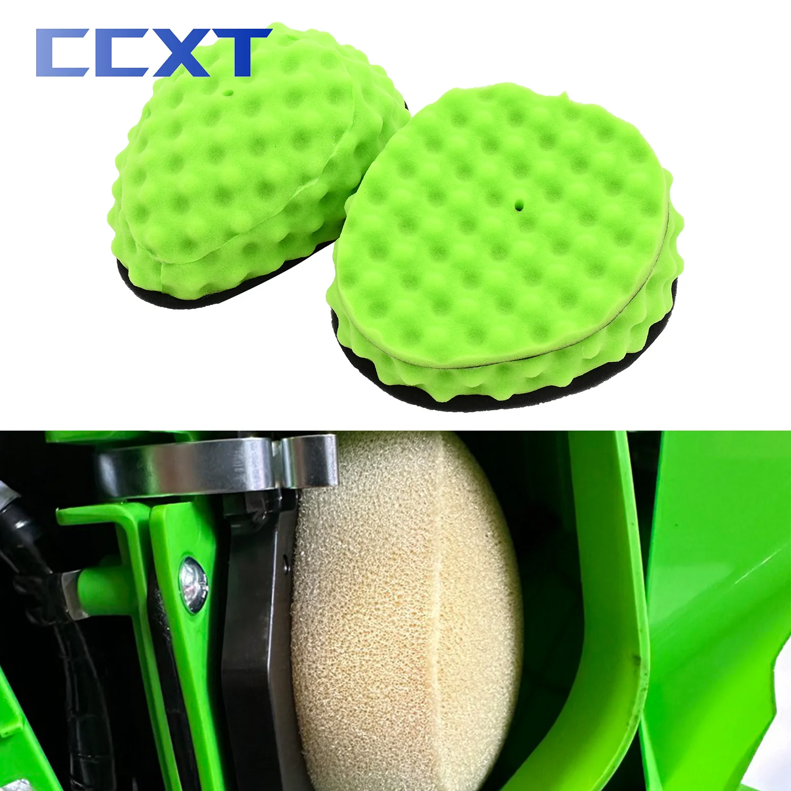 Motorcycle-Air-Filter-Cleaner-Intake-Sponge-For-Kawasaki-KX250F-KX450F ...