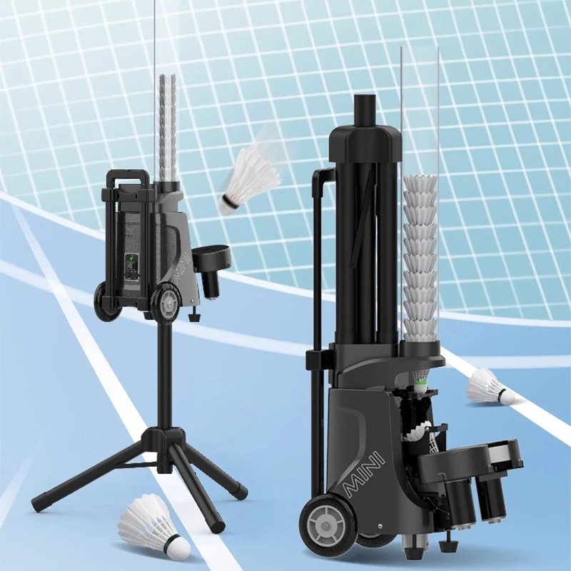 PB-Mini-Badminton-Serve-Machine-Portable-Single-Trainer-Self-Training ...