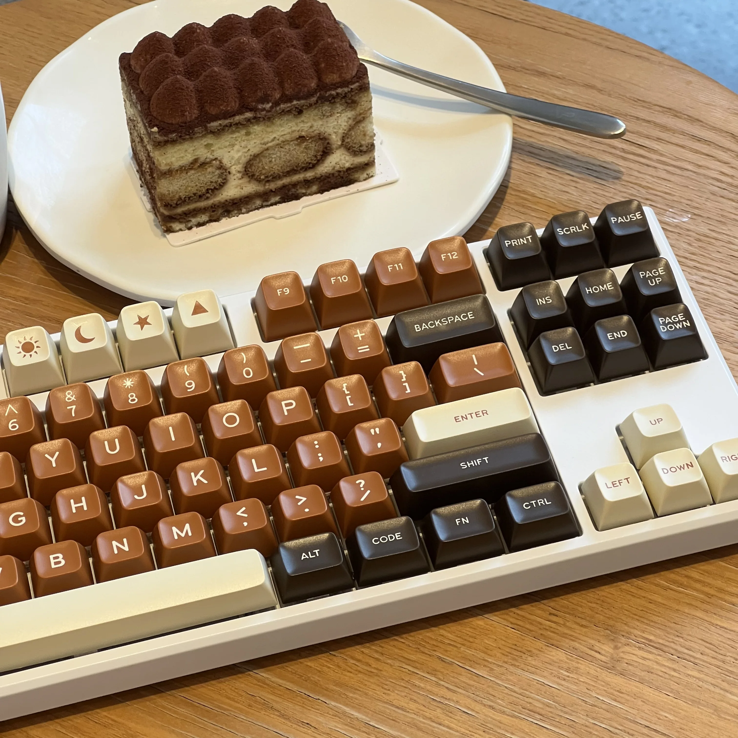 Rich-Coffee-Keycaps-Keyboard-personalizado-Double-Shot-ABS-Keycap-SA ...